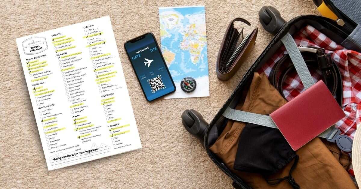 The Ultimate Packing List for the Traveler On The Go [Free Printable]